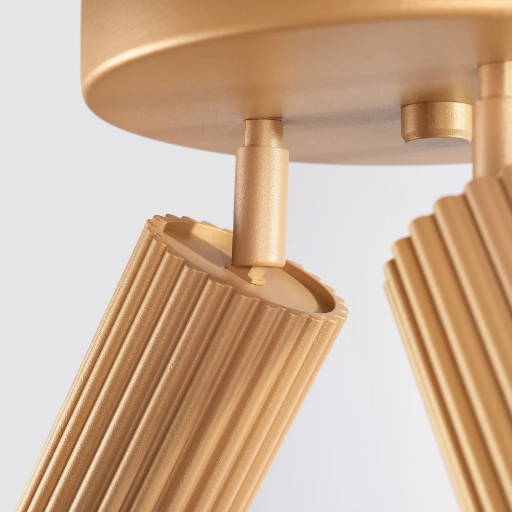 Sollux Lighting Stropní svítidlo KARBON 3P zlaté