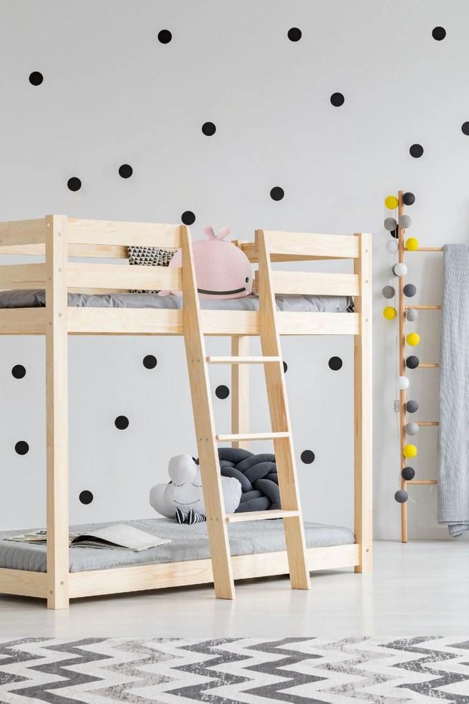 Adeko Dětská patrová postel CLP Velikost postele: 190x90 cm Barva: dekor přírodní dřevo přírodní
