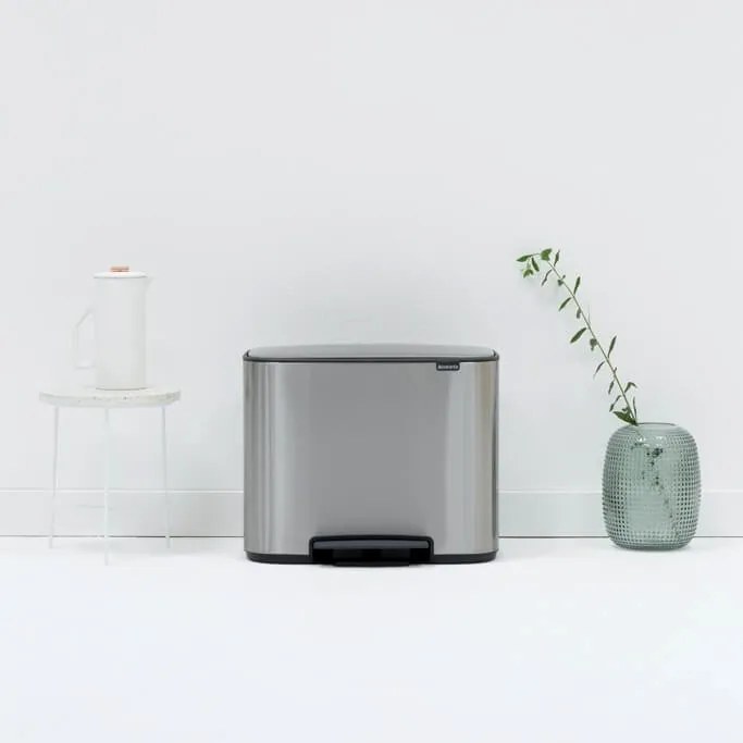 Brabantia BO pedálový koš matná ocel otiskuvzdorná