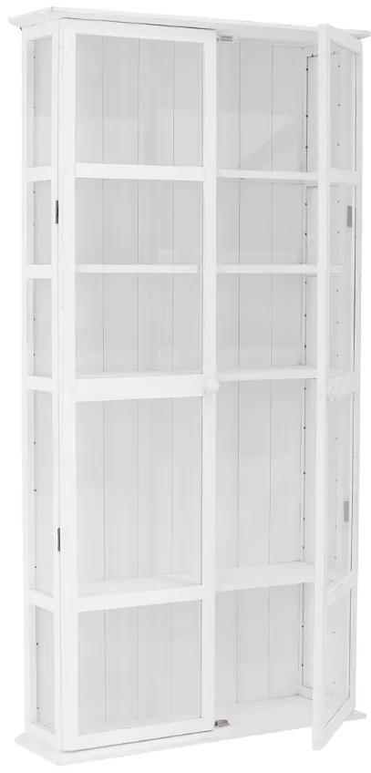 OnaDnes -20% Bílá dřevěná vitrína Bloomingville Wila 80 x 22 cm