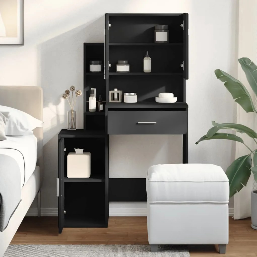 vidaXL Toaletní stolek se skříňkou 80 x 35 x 132 cm [848235] Barva: dub sonoma