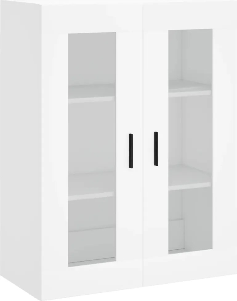 Skříň highboard bílá 69,5 x 34 x 180 cm kompozitní dřevo 3198353