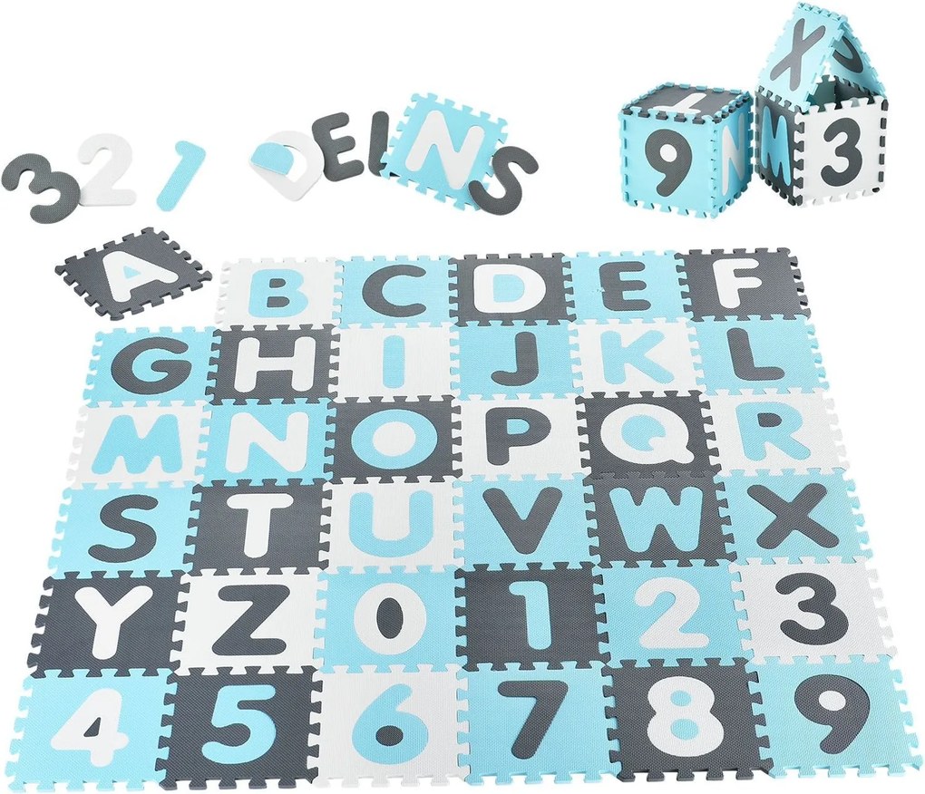 Juskys Dětská pěnová puzzle podložka Kim Barva: vícebarevná