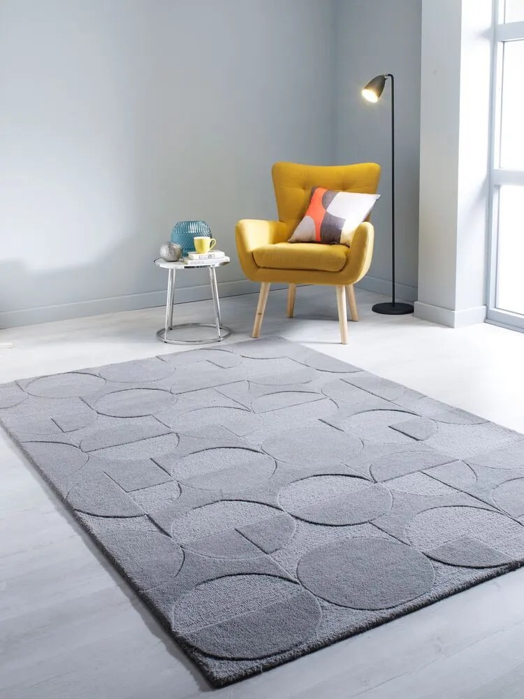 Flair Rugs koberce Kusový koberec Moderno Gigi Grey - 160x230 cm