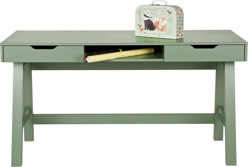 Dřevěný pracovní stůl Nikki 75 × 140 × 62 cm