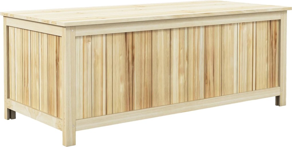Outsunny Zahradní úložný box z dřeva s hydraulickými vzpěrami - 172L - 120L x 55W x 45H cm