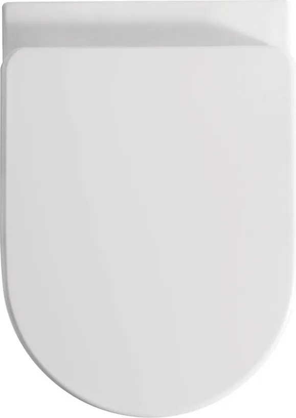 Kerasan Kerasan, FLO závěsná WC mísa, Rimless, 37x54 cm, bílá, 311101