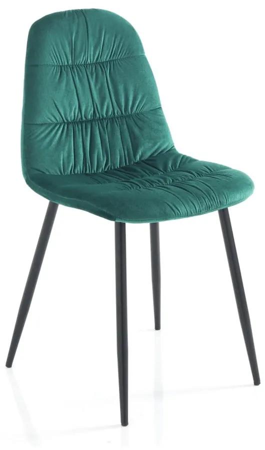 Sada 4 zelených jídelních židlí Tomasucci Fluffy