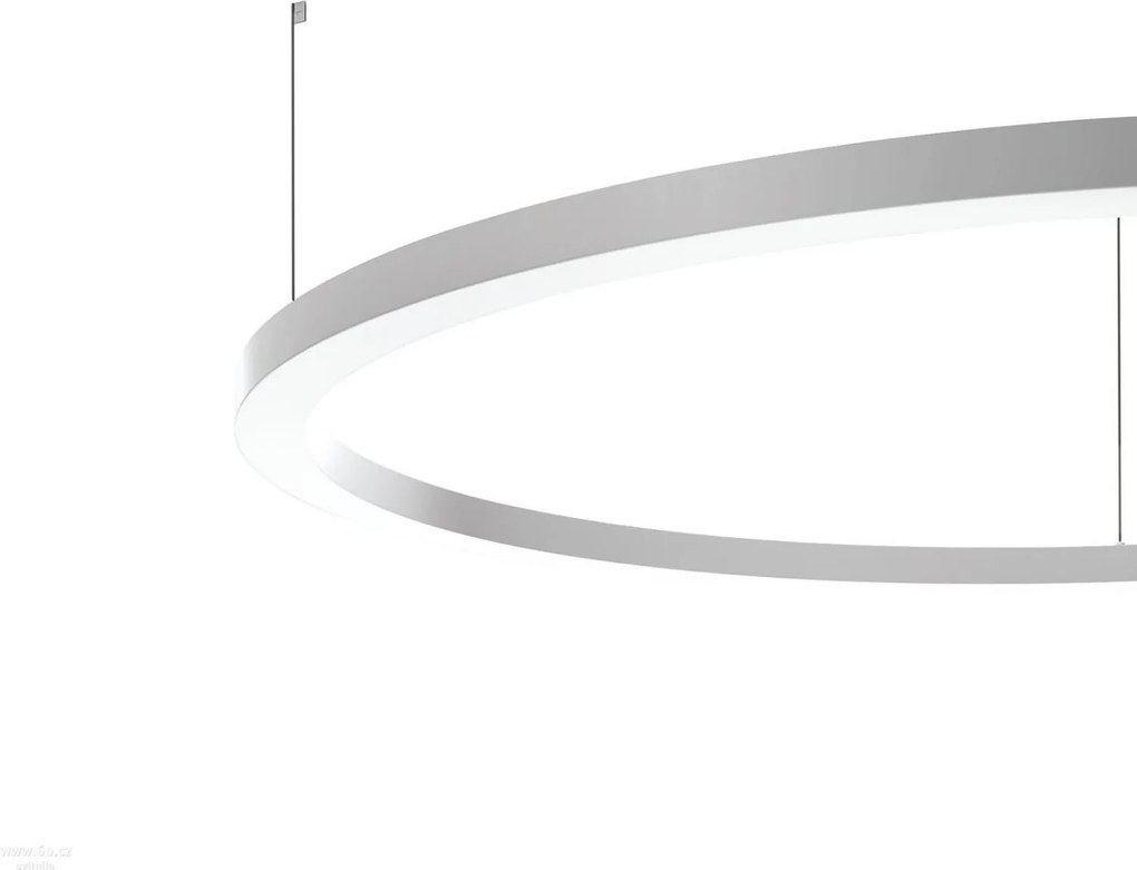 Linea Light 64573 Tour_PD, závěsný kruh pro přímé osvětlení, 114W LED 3000K, bílá, prům. 245cm