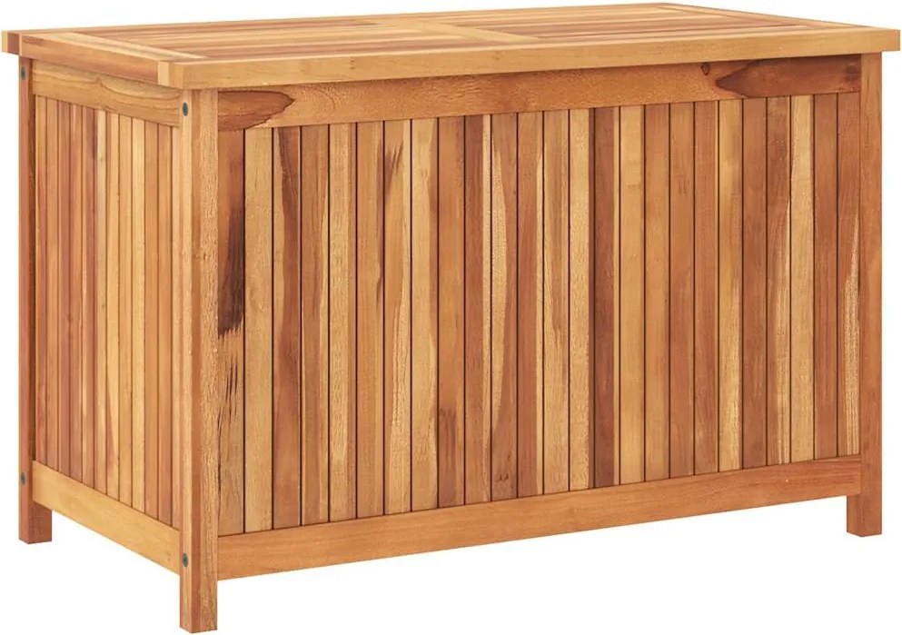 Zahradní úložný box 90 x 50 x 58 cm masivní teakové dřevo 315380