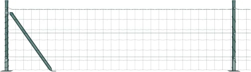 Evropský plot s betonovou základnou 50 x 0,4 m Zelená Síťovina 3350872