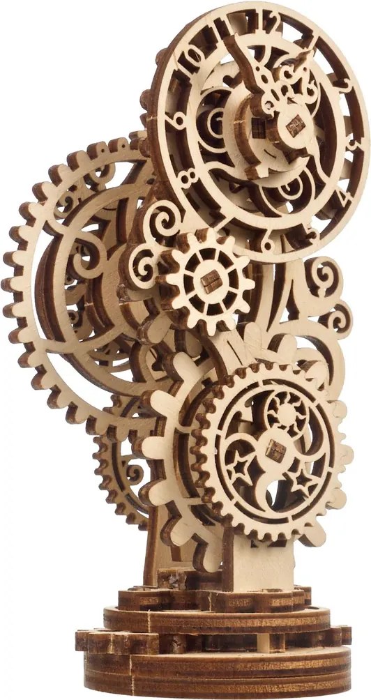 Ugears 3D mechanické puzzle Steampunk clock 40 ks