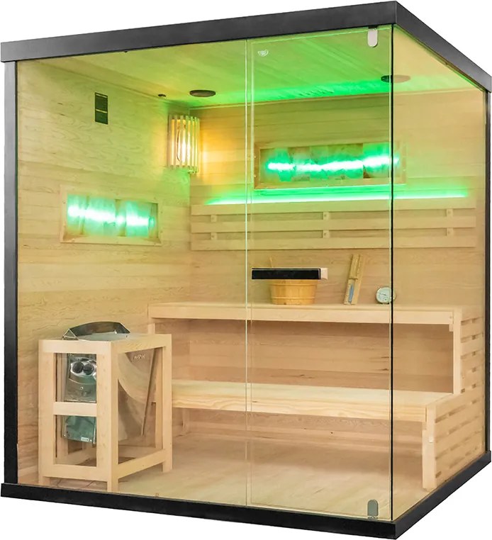 BPS-koupelny Finská sauna Relax 180x160, 4-5 osob