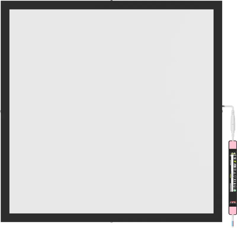 Mexen Brill-S, stropní LED panel 60×60 cm, 48 W, neutrální bílá 4000K, L206-060-060-4840-70
