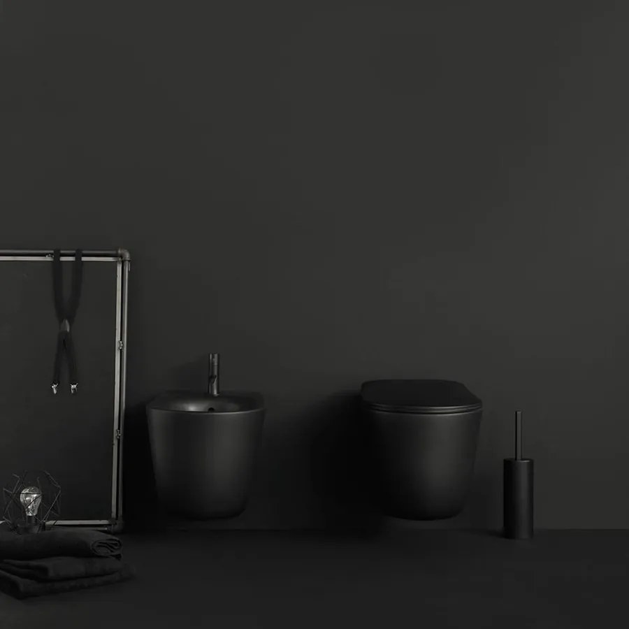 Kerasan, NOLITA závěsná WC mísa, Rimless, 35x55 cm, bílá, 531401