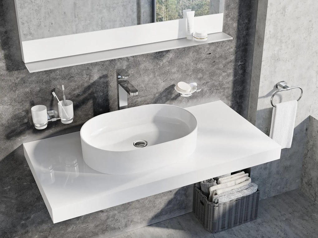 Ravak Ceramic 550 SLIM O 55 x 37 cm XJX01155001 umyvadlo