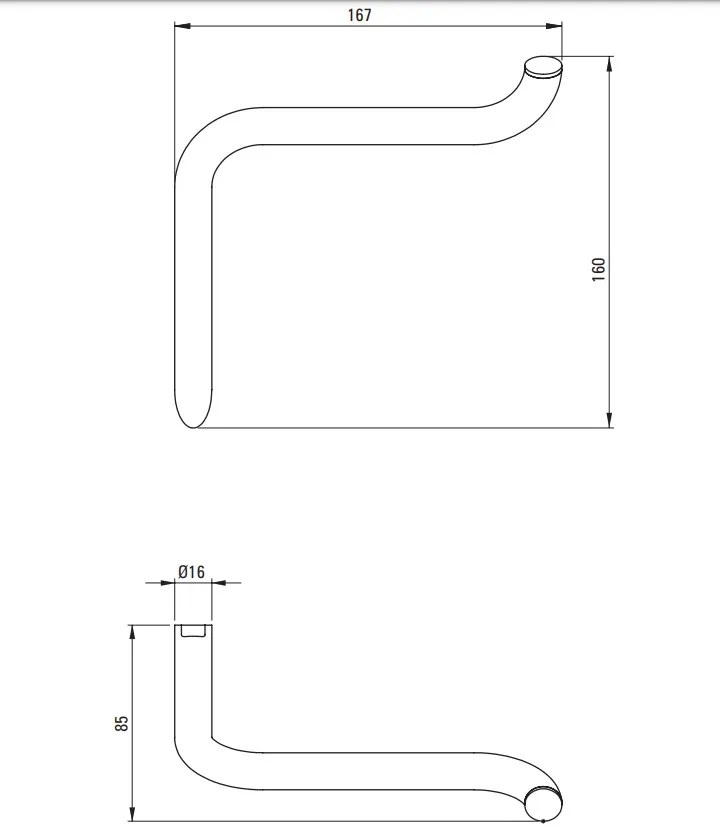 Deante Silia, nástěnný držák na toaletní papír, titanová, DEA-ADI_D211