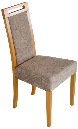 Drewmix jídelní židle ROMA 5 dřevo: kaštan, látka: látka