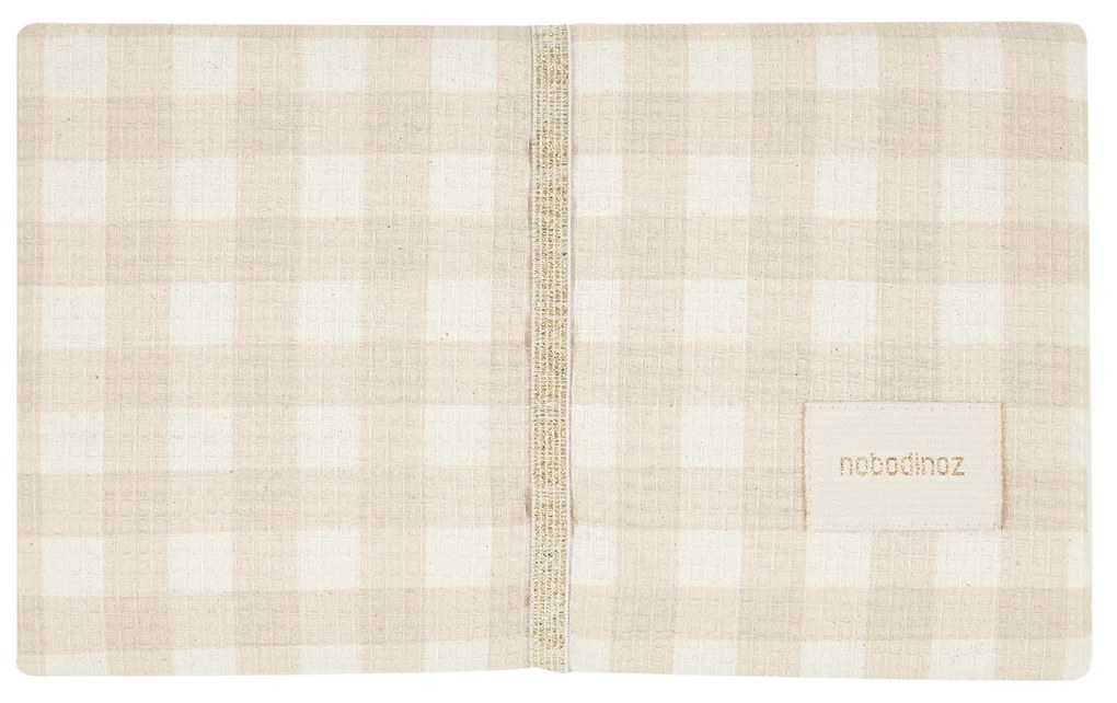 Nobodinoz Přebalovací podložka 68 x 50 cm Mozart Ivory Checks