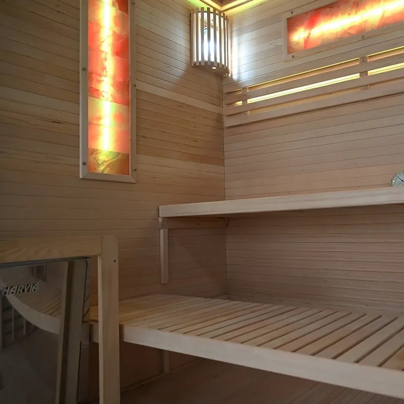 BPS-koupelny Finská sauna Relax HYD-6719 180x160, 4 osoby
