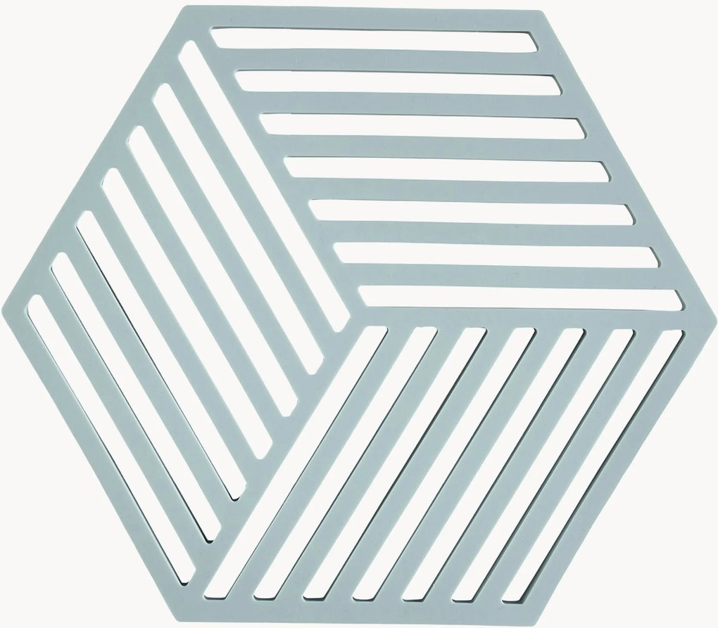 Sada silikonových podtácků Hexagon, 6 dílů