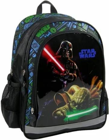 DERFORM Školní batoh Star Wars ergonomický Darth Vader vs. Yoda 38cm černý
