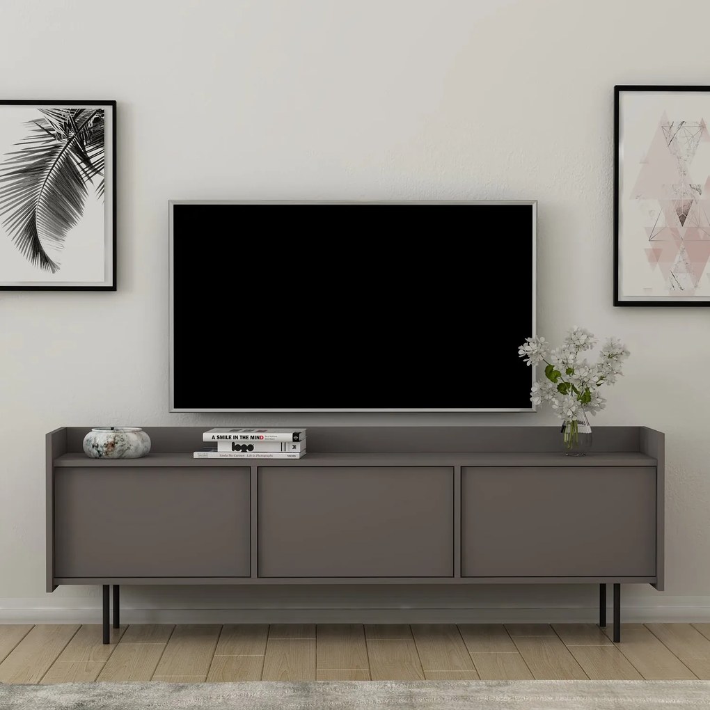 Kalune design TV stolek ATLAS hnědý
