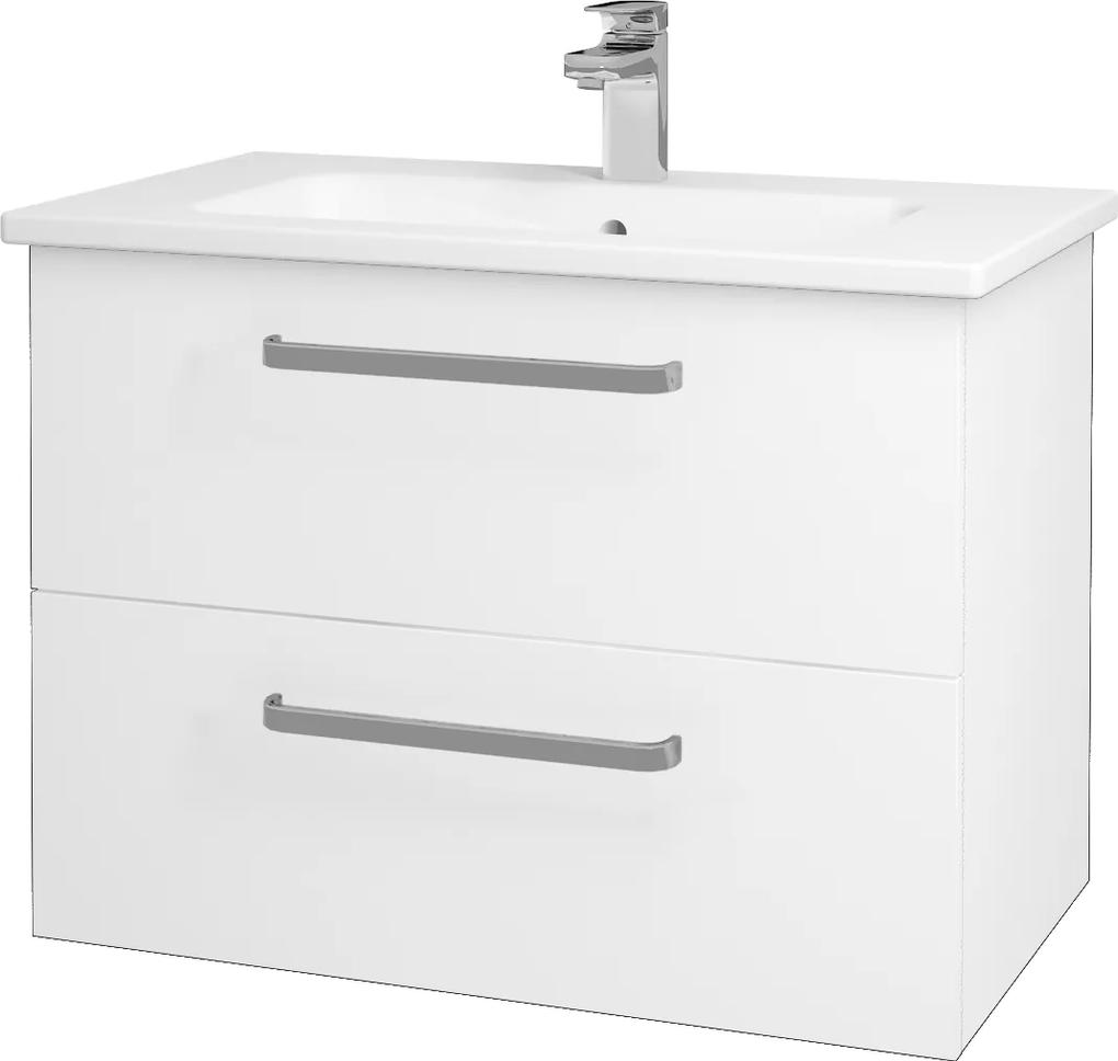 Dřevojas Koupelnová skříň GIO SZZ2 80 Varianta: N08 Cosmo / Úchytka T02 / N08 Cosmo