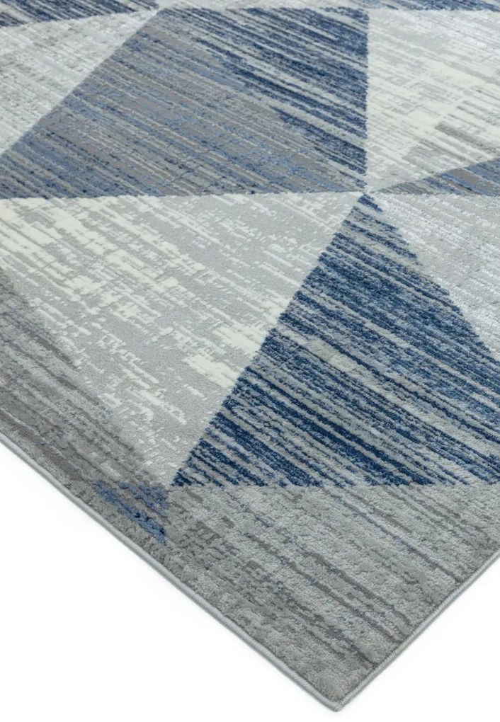 Modrý koberec Volter Block Blue Rozměry: 120x170 cm