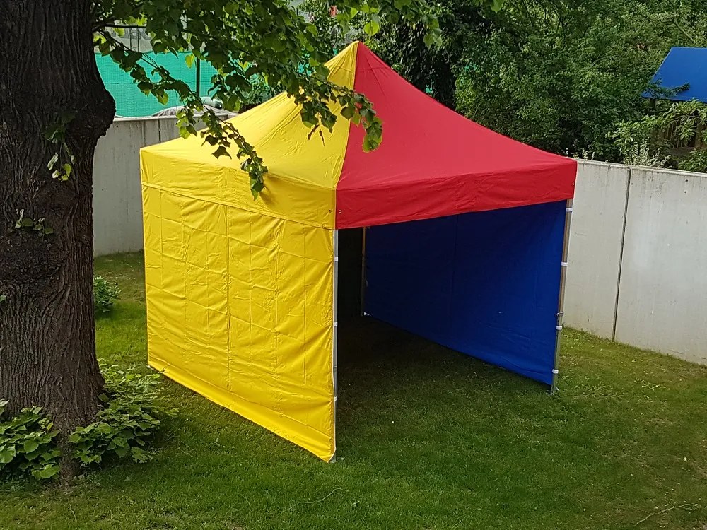 Nůžkový párty stan 3x3 m TENTino SMALL HEXAGON Barva opláštění: 18A - MIX BAREV