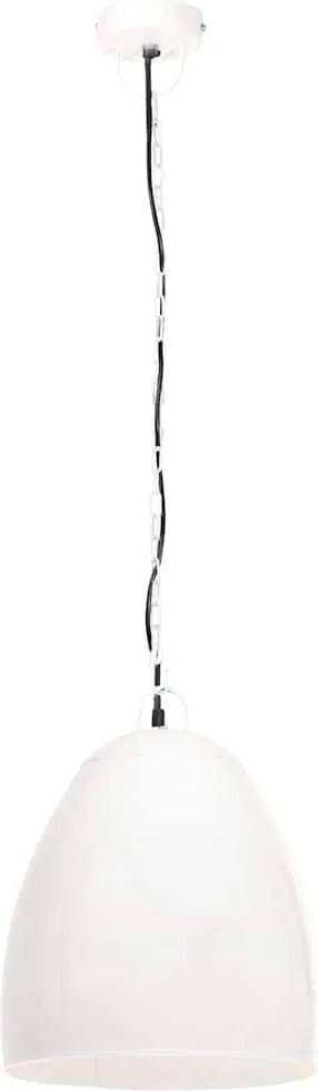 Industriální závěsné svítidlo 25 W bílé kulaté 42 cm E27 320558