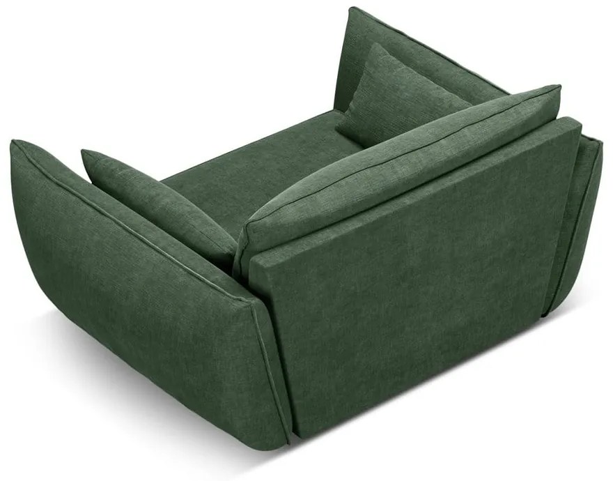 Tmavě zelené křeslo Vanda – Mazzini Sofas