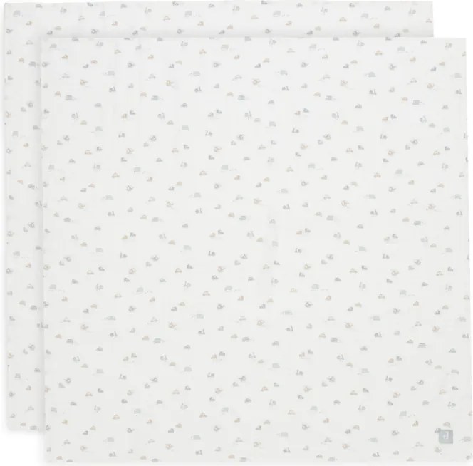 Jollein Pleny zavinovací 2 ks 115x115 cm Bloomy