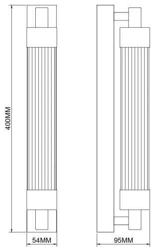 Zuma Line 003064-034730 - LED Nástěnná lampa KALIA LED/8W/230V mosaz