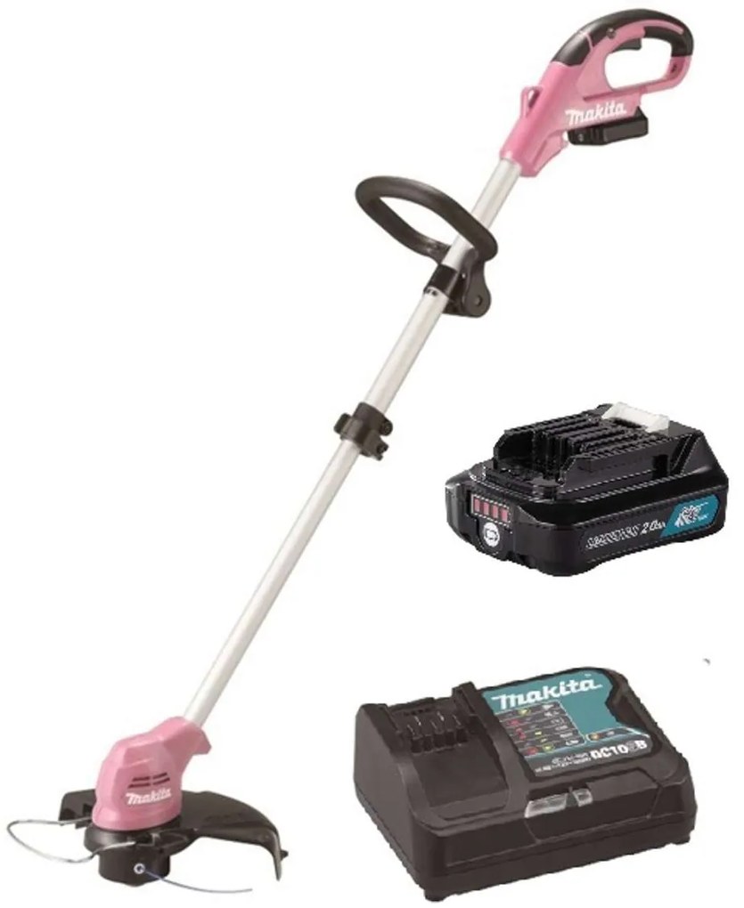 Makita - 12V AKU vyžínač, záběr 26 cm, 1x aku 2,0 Ah Li-Ion, nabíječka UR100DSAP