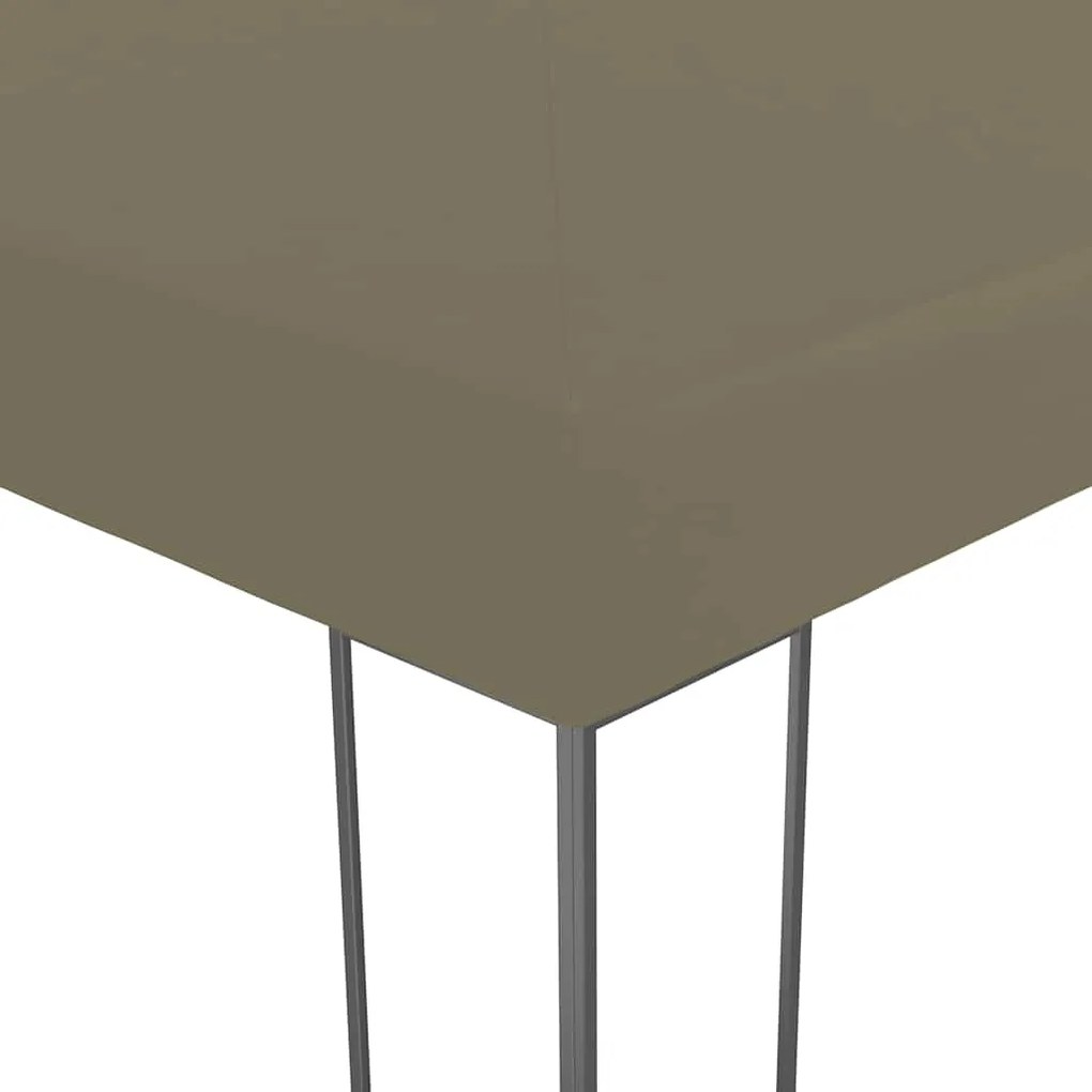 Zahradní altán 3 x 3 m taupe 180 g/m² 312228