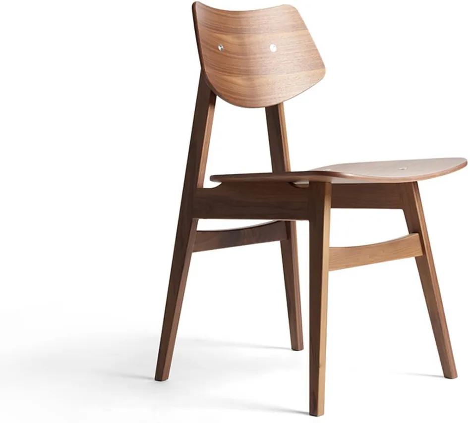 Přírodní Dřevěná židle 1960 bez polstrování 46 × 54 × 82 cm REX KRALJ