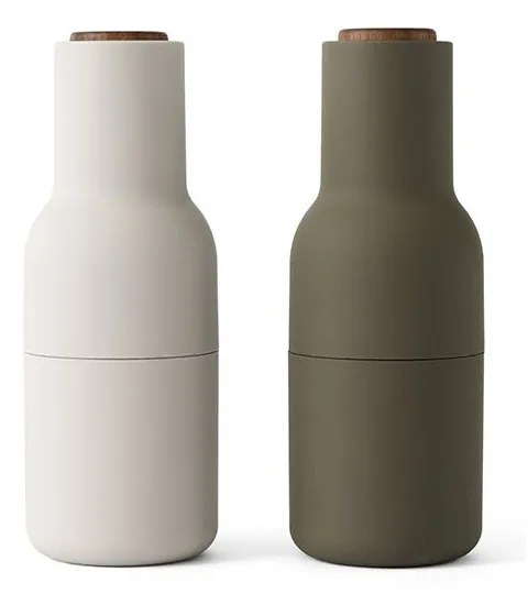Mlýnky Bottle Hunting Green/Walnut – set 2 ks Audo Copenhagen