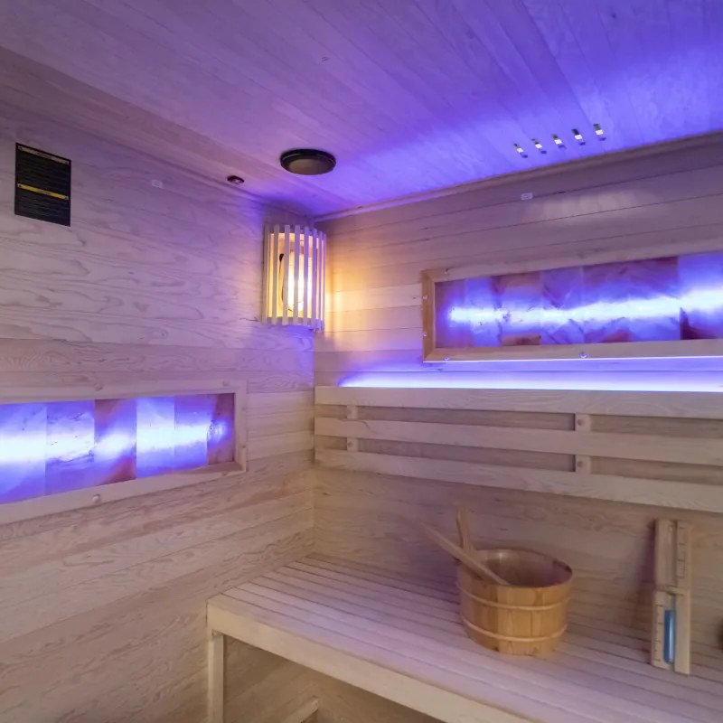 BPS-koupelny Finská sauna Relax HYD-6195 180x160, 4-5 osob