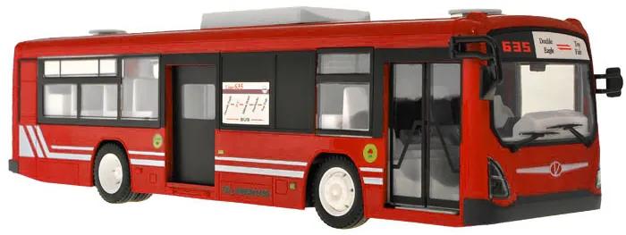 Ramiz RC Autobus s otevíráním dveří červený
