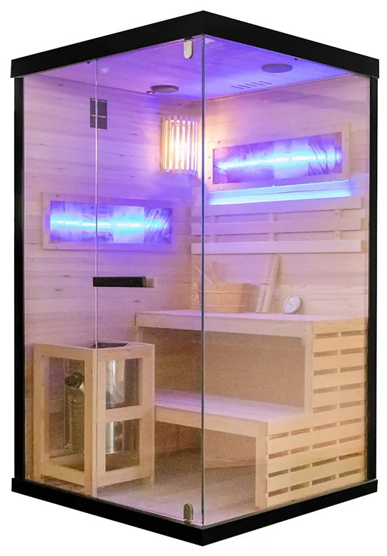 BPS-koupelny Finská sauna Relax HYD-4781 120x120, 2 osoby