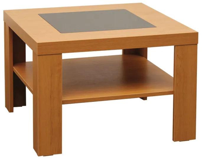Konferenční stůl Alois 65×65 dub bordeaux
