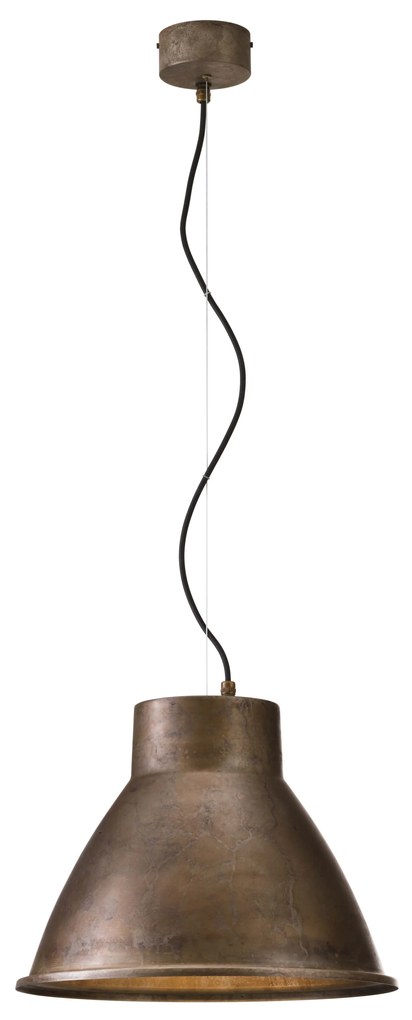 Il Fanale 269.13.FF Loft, industriální závěsné svítidlo ze železa, 1x77W, prům. 42cm
