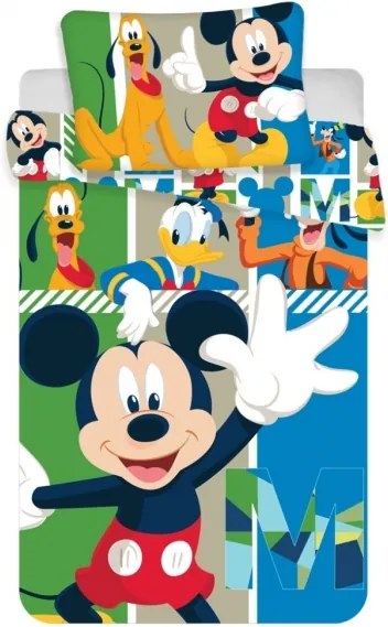 Jerry fabrics Disney povlečení do postýlky Mickey baby 100x135 + 40x60 cm