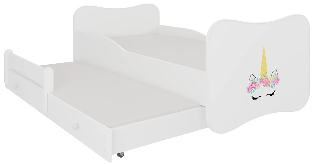 Dětská postel s matracemi GONZALO II 160x80 Motiv: MOŘSKÁ ZVÍŘATA