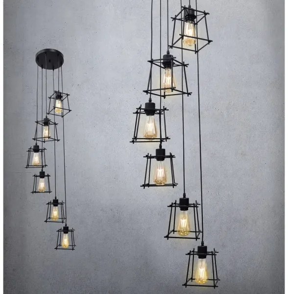 Lustr na lanku RYGA 6xE27/20W/230V