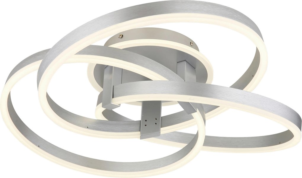 XXXLutz STROPNÍ LED SVÍTIDLO, 60/57,5/20 cm - Stropní svítidla - 004558121801