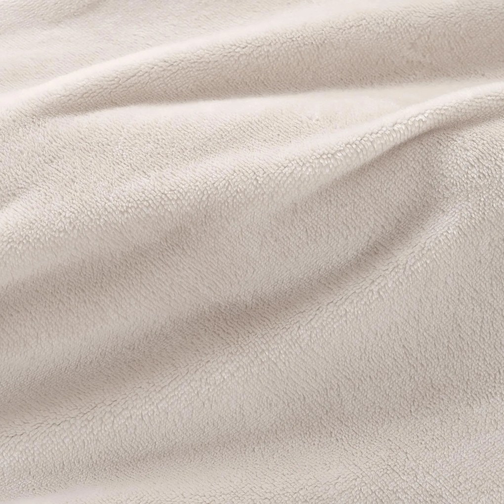 Goldea mikroplyšové elastické prostěradlo deluxe - šedobéžové 180 x 200 cm