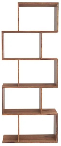 Indický nábytek - Knihovna Rami 60x150x30 z indického masivu palisandr Only stain