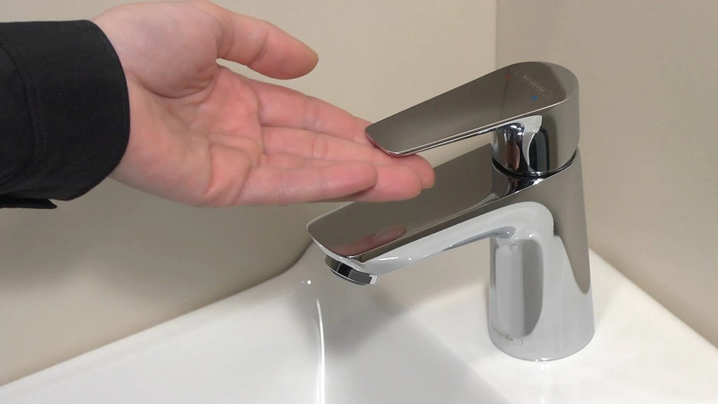 Hansgrohe Talis E, umyvadlová baterie 80 s odtokovou soupravou s táhlem, chromová, 71700000